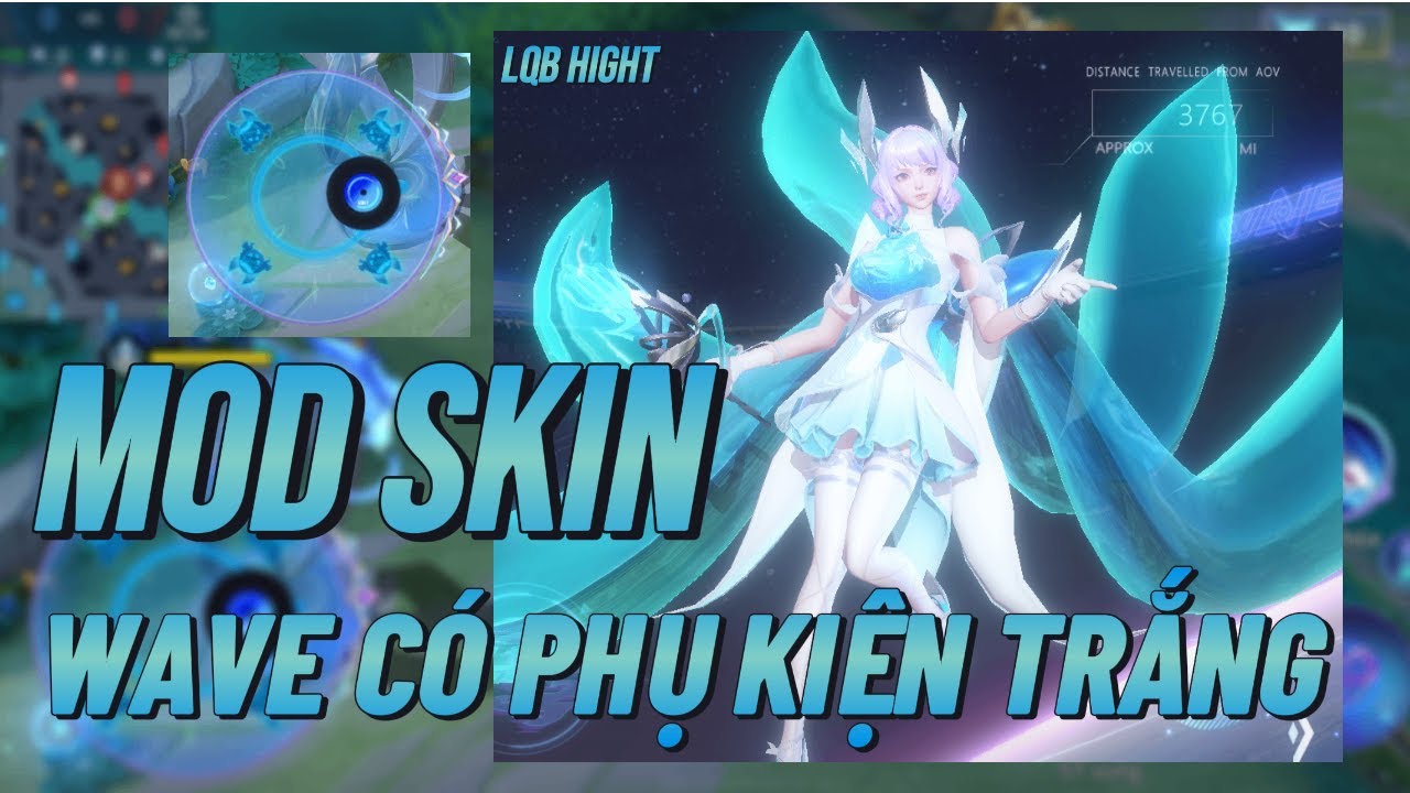Mod Skin Liliana Wave Có Phụ Kiện Trắng + Nút Bấm, Có Phụ Kiện Cực ...