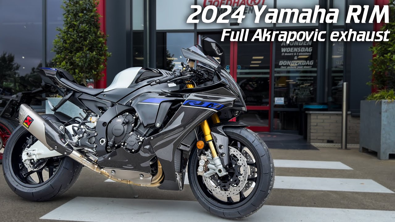 2024 Yamaha R1M | Full Akrapovic exhaust - YouTube