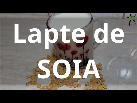 Cum Sa Faci Lapte De Soia Doar Din  2 Ingrediente , Foarte Simplu