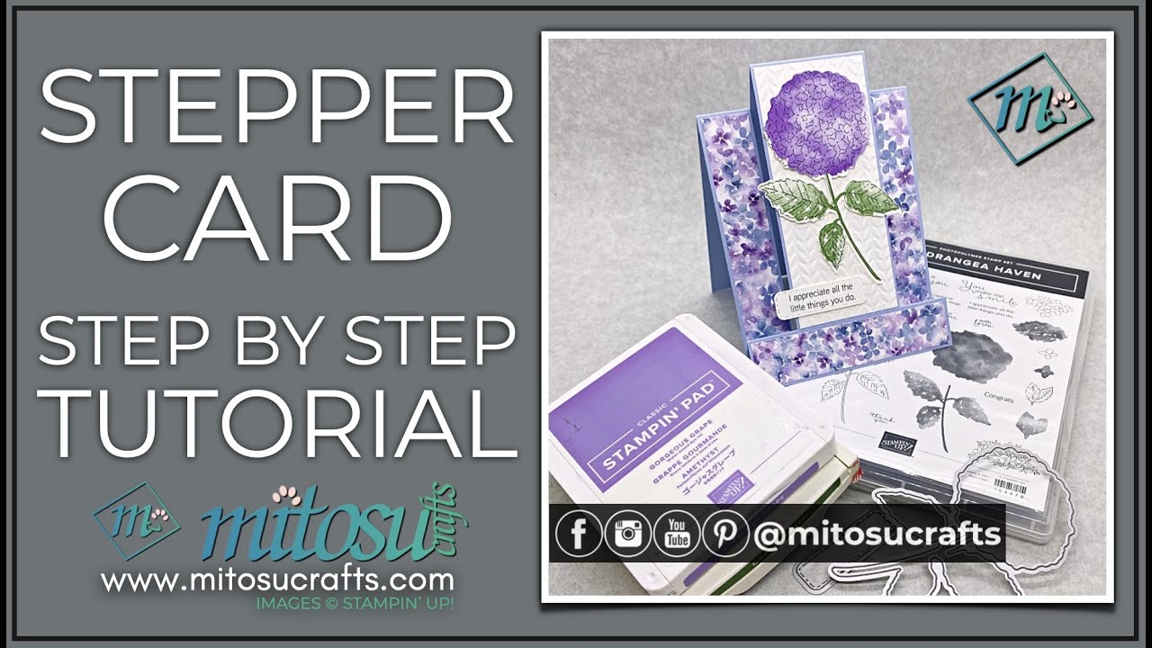 Stepper Card Making Tutorial | #funfoldfriday E2 - YouTube