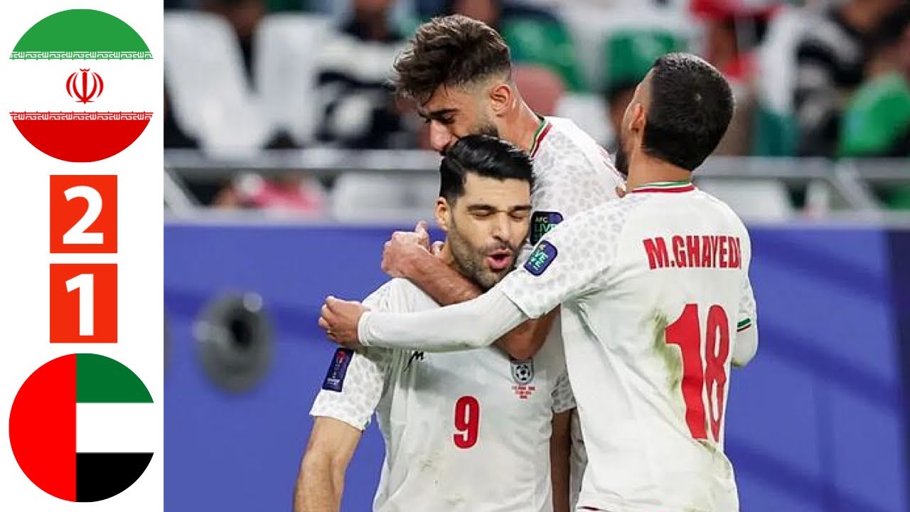 Iran vs UAE 2-1 Highlights | Qatar Asian Cup 2023 - YouTube