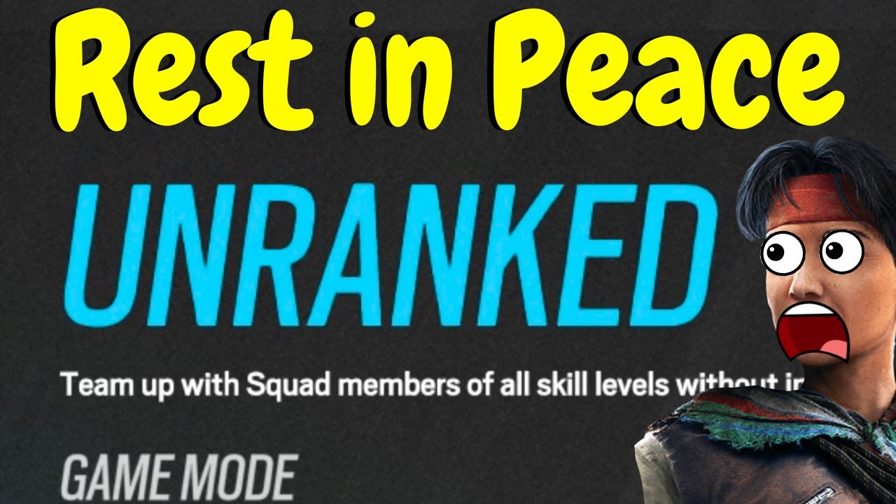 They Removed Unranked in Rainbow Six Siege - YouTube