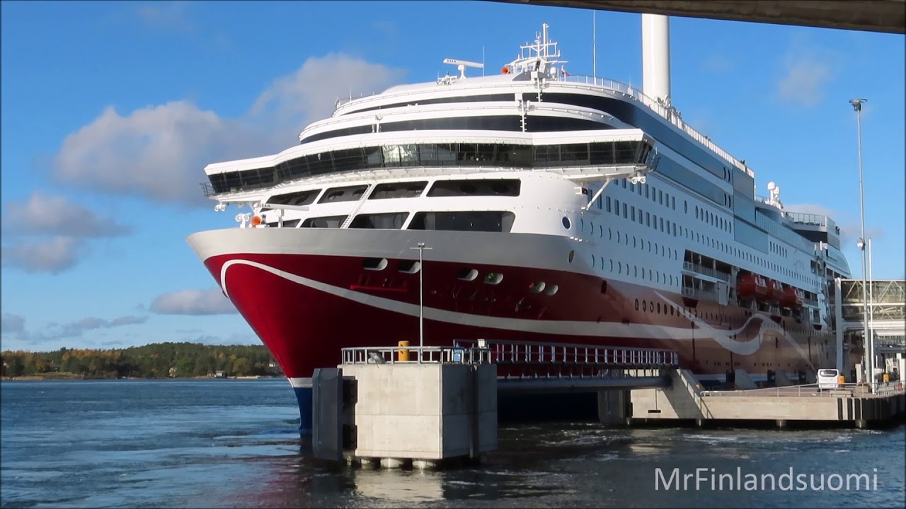 Viking Line MS Grace Arriving Mariehamn 13 10 2019 Åland - YouTube