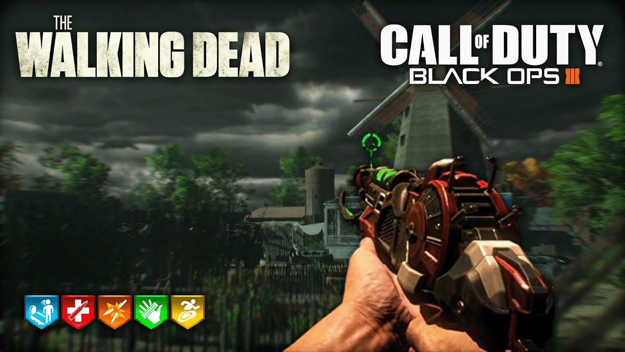 The Walking Dead in Call of Duty Zombies... (Black Ops 3) - YouTube