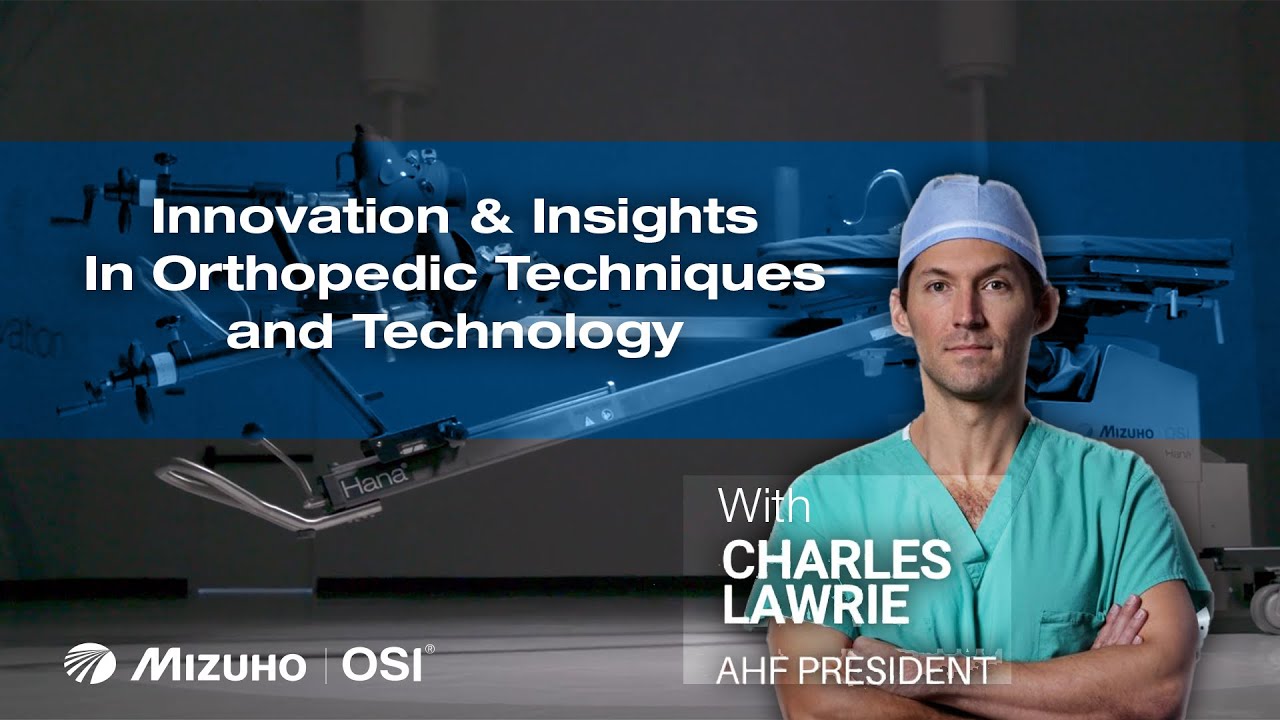 Direct Anterior Approach Hip Replacement: Dr Charles Lawrie on Surgical ...