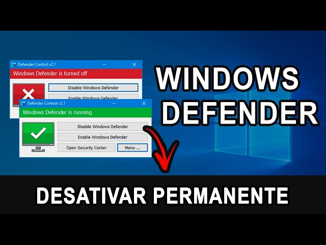 Como desativar o Windows Defender no Windows definitivamente Como desativar o Windows Defender no Windows definitivamente