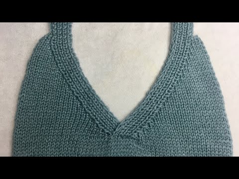 V Yaka (kruvaze) Kesimi  #knitting #cardigan #crochet