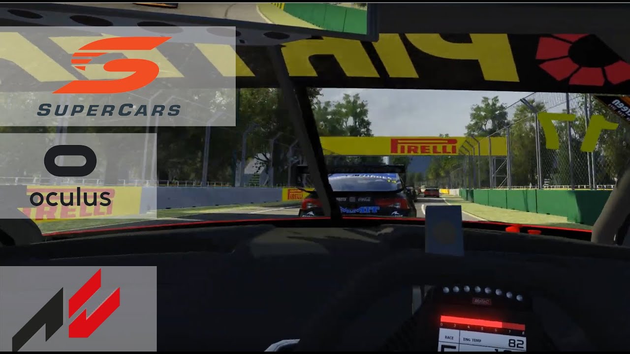 VR Onboard V8 Supercars Race at Albert Park Melbourne - 2020 Mustang ...