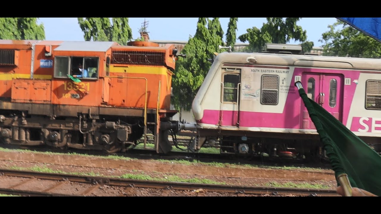 Flag off of 3-Phase EMU Rake - YouTube