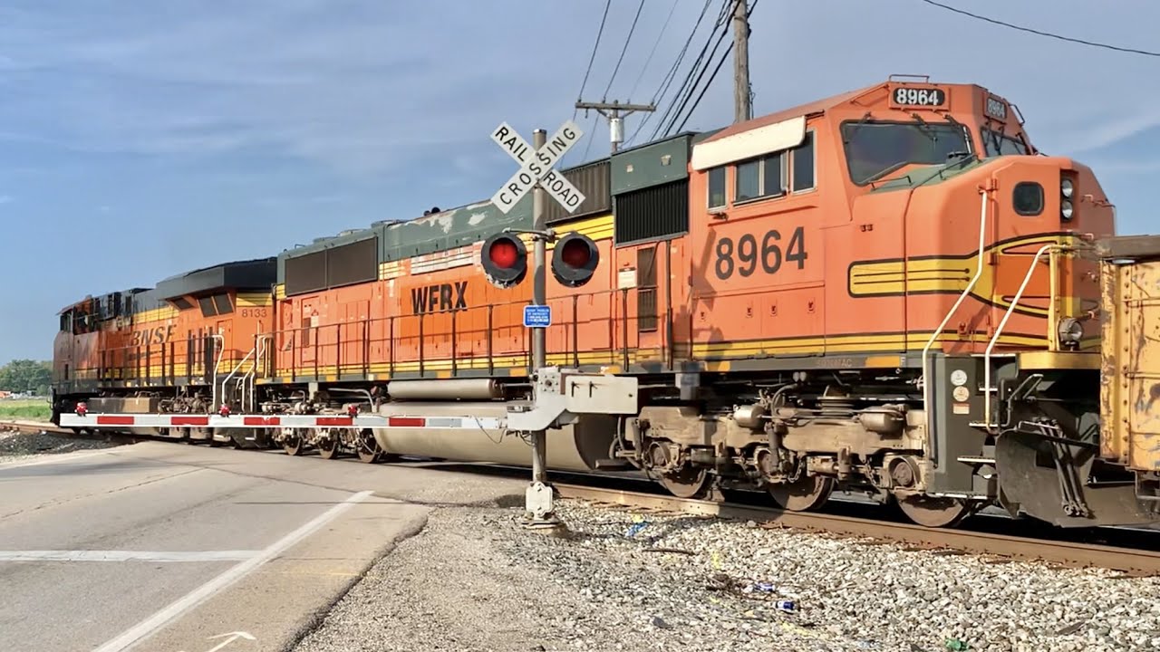 Trains Interrupt Special Event, 3 Cool Railroad Crossings, BIG Trains W ...