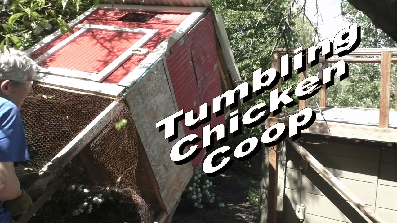 TUMBLING CHICKEN COOP - YouTube