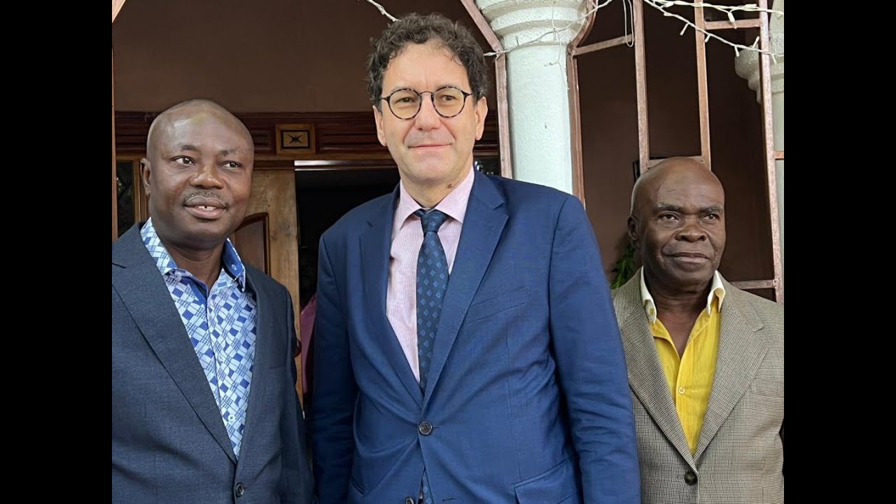 Moise Jean Charles resevwa anbasadè peyi la france lan diplomat Fabrice ...