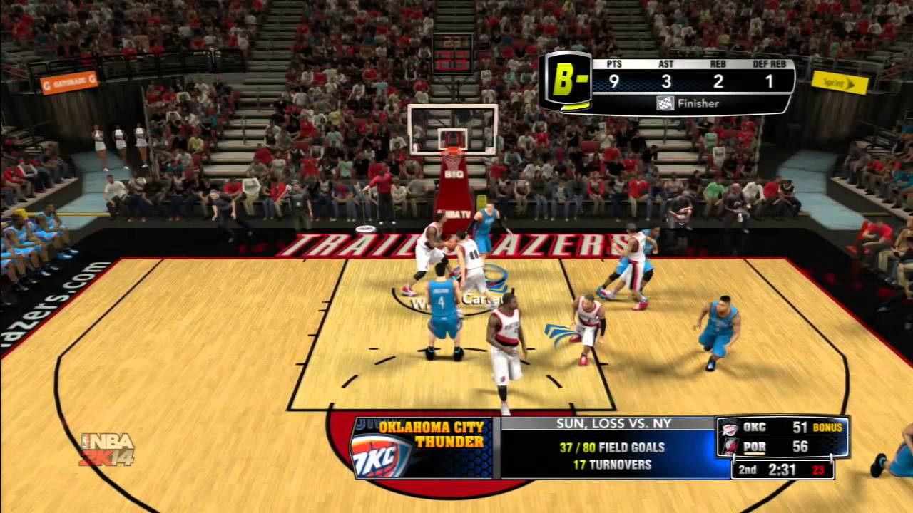 NBA 2K14 - MyCAREER - FIRST GAME ON HALL OF FAME - YouTube