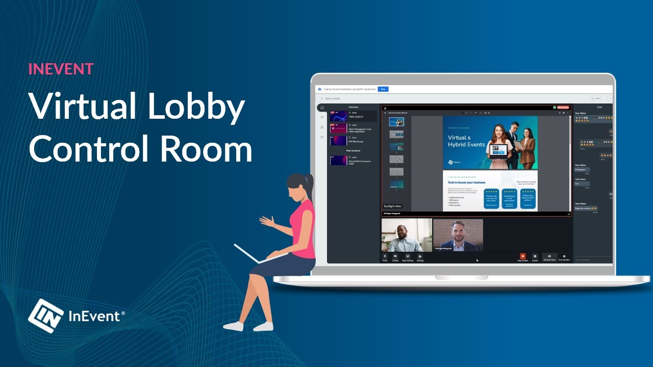 Virtual Lobby Control Room - InEvent - YouTube