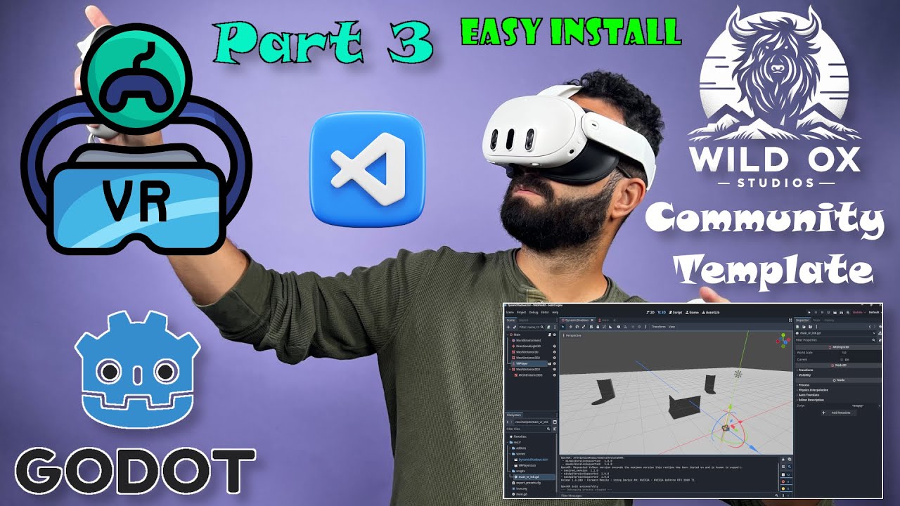 Godot 4.4 VR Template - Part 3 - Easy Install (Wild Ox VR Community ...