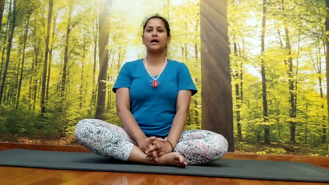 Beginners Yoga Asanas (poses) to relax - YouTube