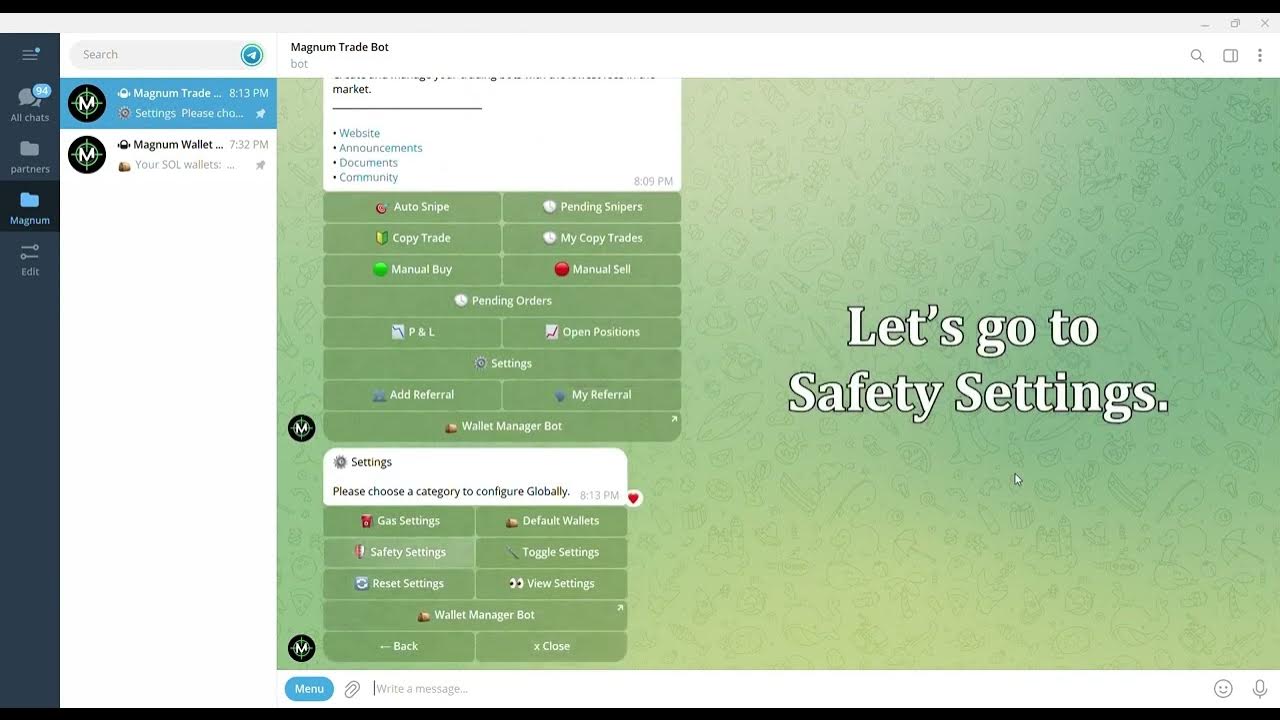 How To Configure Bot Global Settings - YouTube
