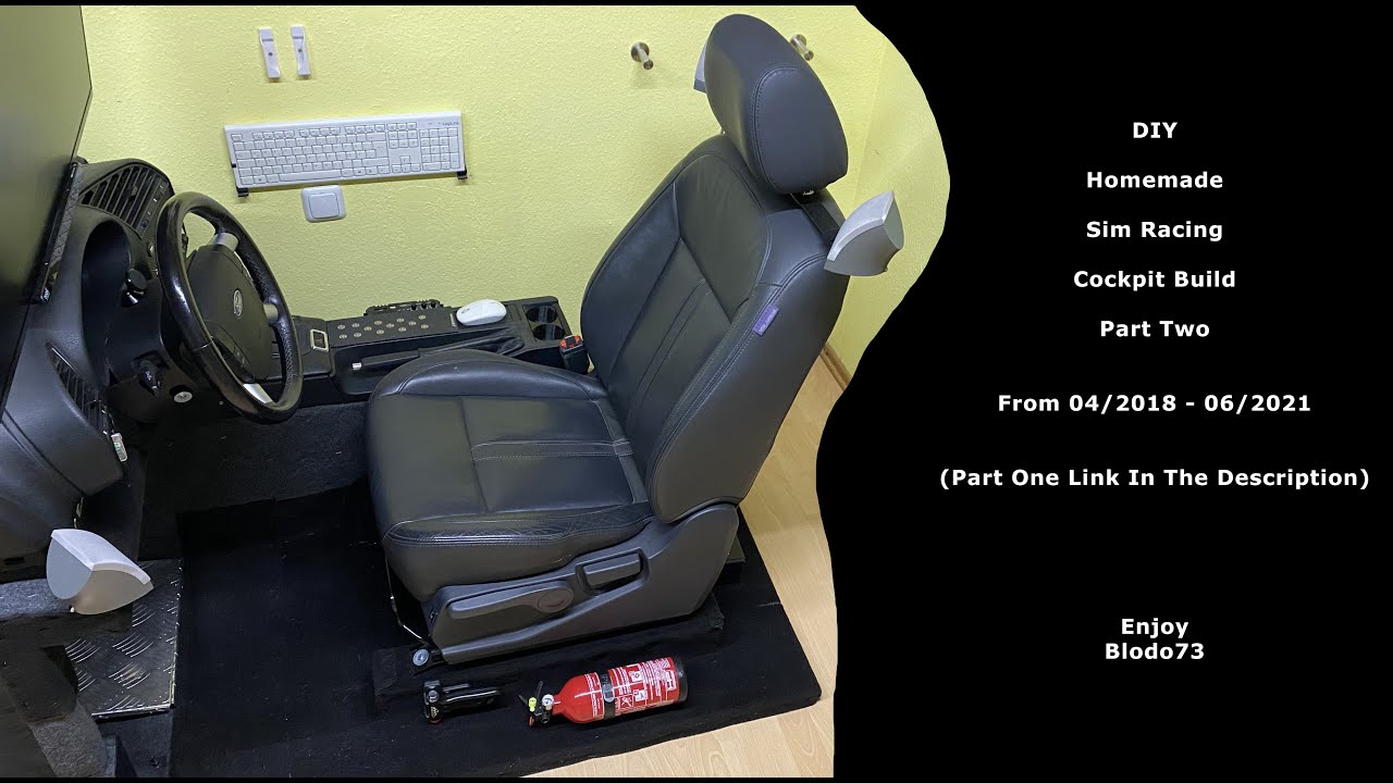 DIY Homemade Sim Racing Cockpit Build Part Two BMW e36 Thrustmaster ...