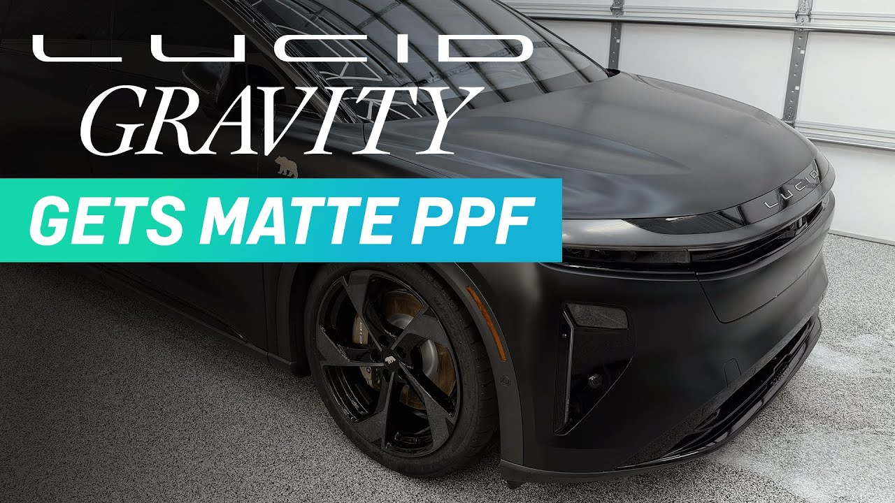 New Lucid Gravity Front Bumper Protected: Matte PPF Bulk Install Step ...