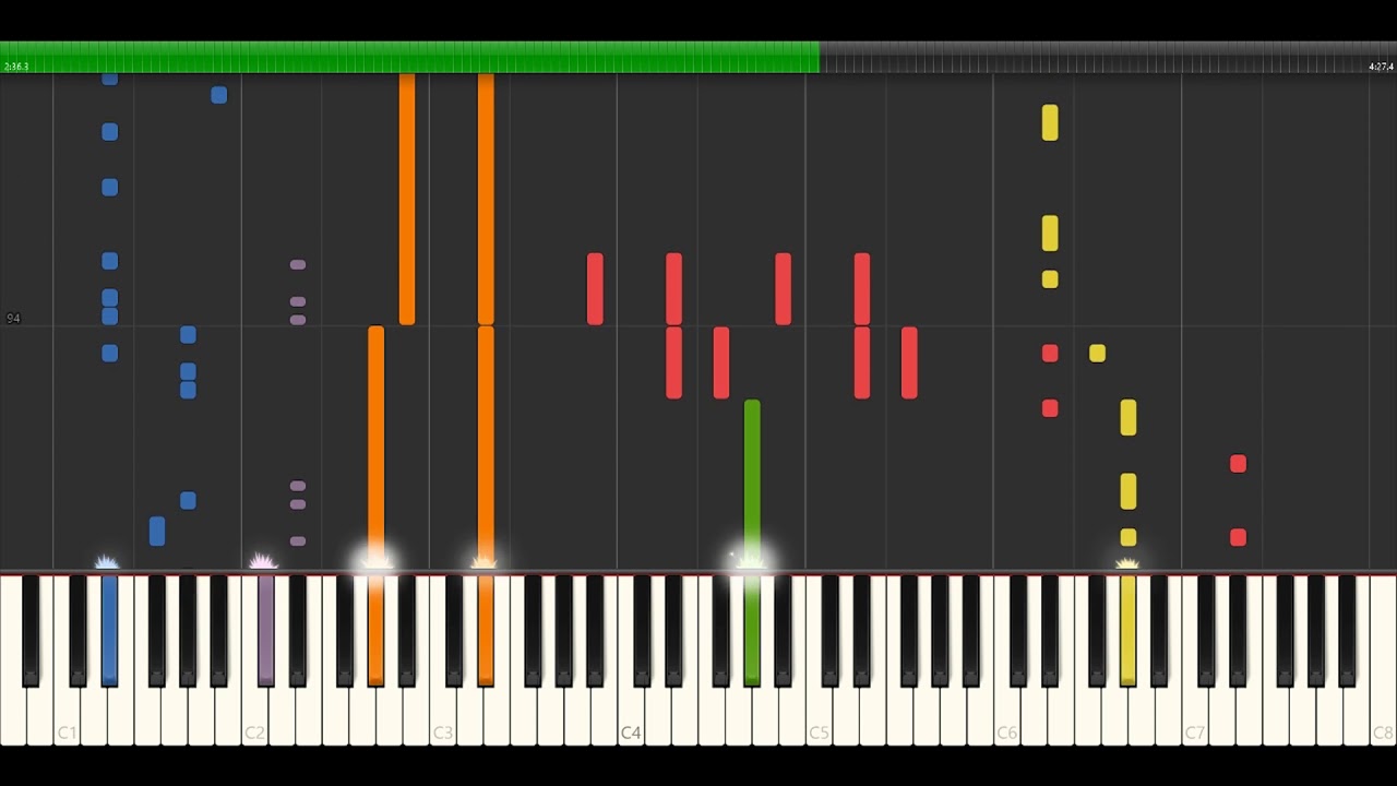 Piano Cover (MIDI) Clutterfunk Part 2 by Waterflame - YouTube