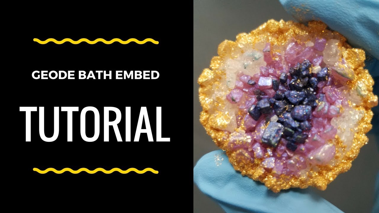 Geode Bath Melt Embed Tutorial - YouTube