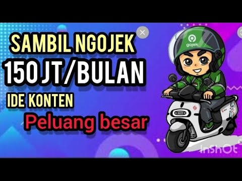 hanya dengan jadi OJOL 150 juta/Bulan, ide konten yang wajib di Tiru Youtuber Pemula.