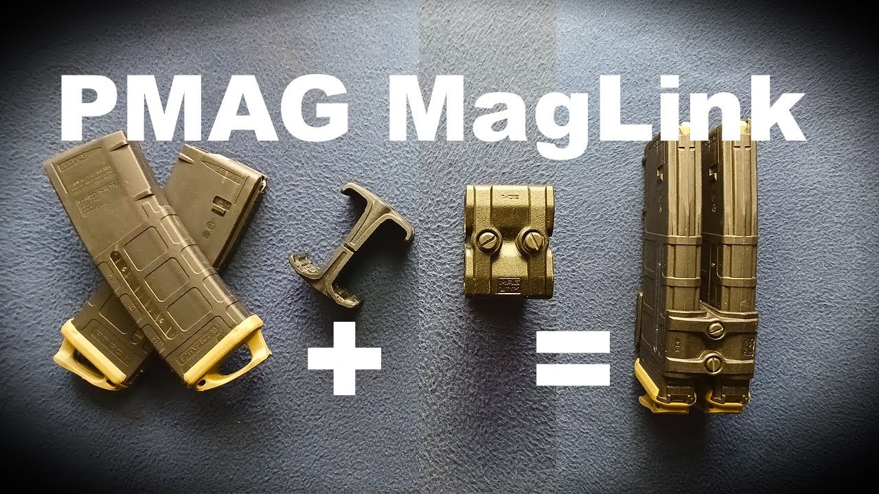 MAGPUL MagLink Coupler for PMAG 30/40 AR/M4 magazines - YouTube