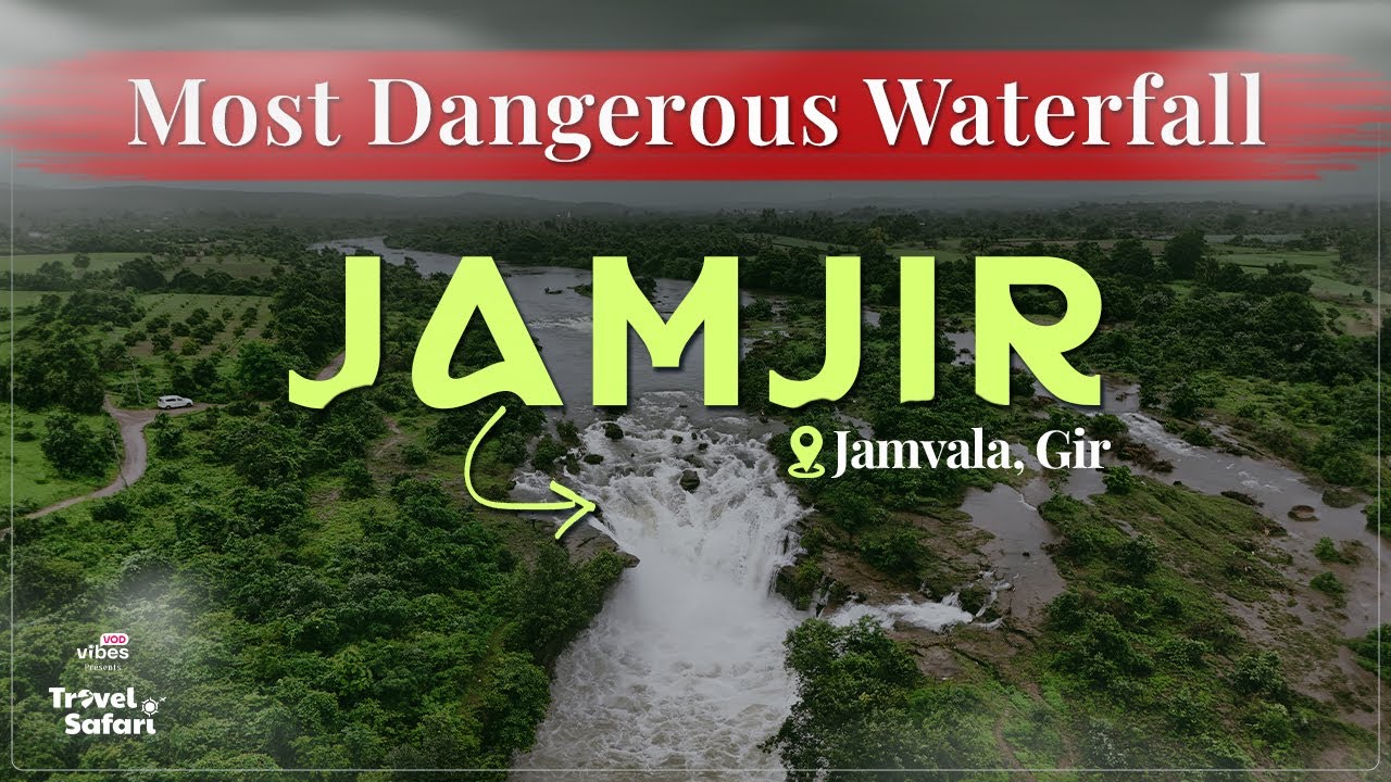 Most Dangerous Waterfall | Jamjir Waterfall | Jamvala | Gir | Travel ...