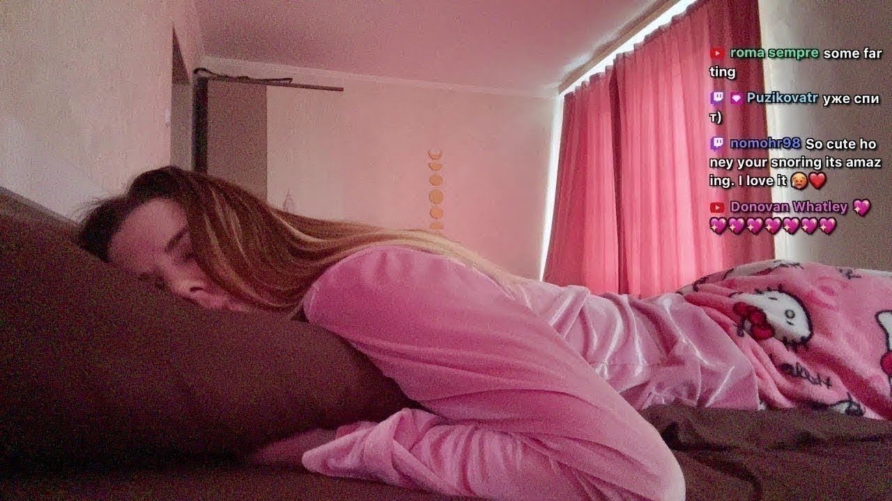 Sleeping and snoring 💗 https://taplink.cc/irina_ginger - YouTube