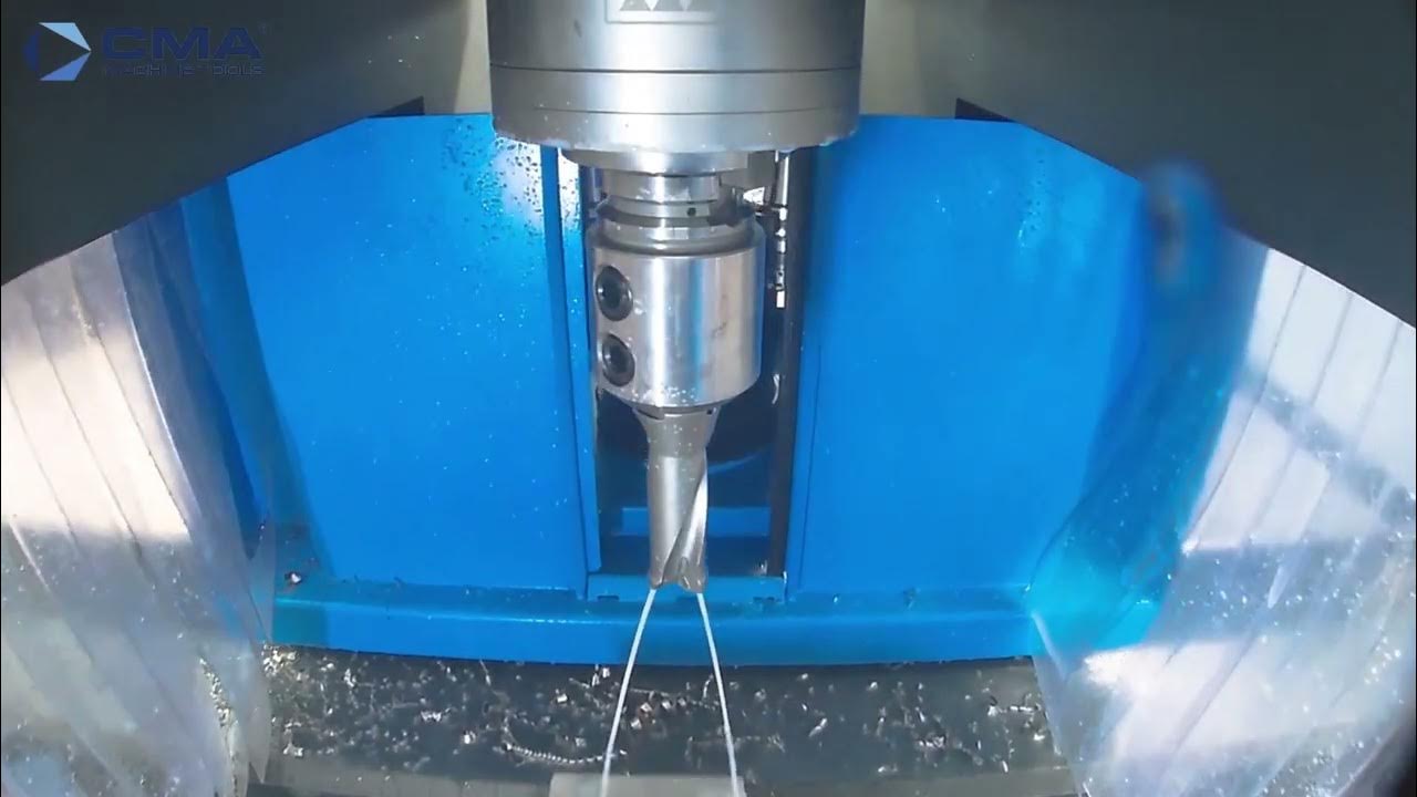 Workpiece machining on CMA 3RD Machining Centre - YouTube