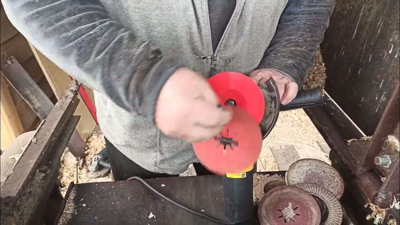 варварский метод заточки ножей на рейсмусе..,фибро круги хорошая вещь ...