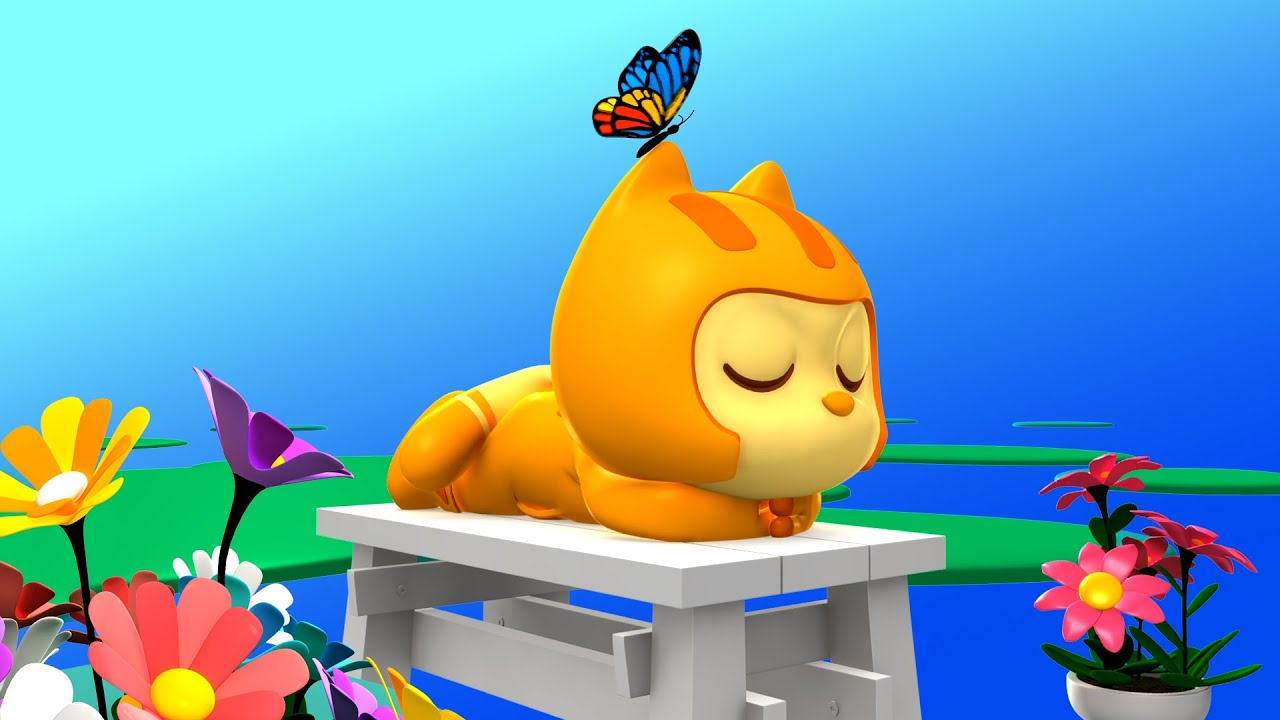 Flutterby Butterfly: Colors in the Garden | Arimiao kids songs ...