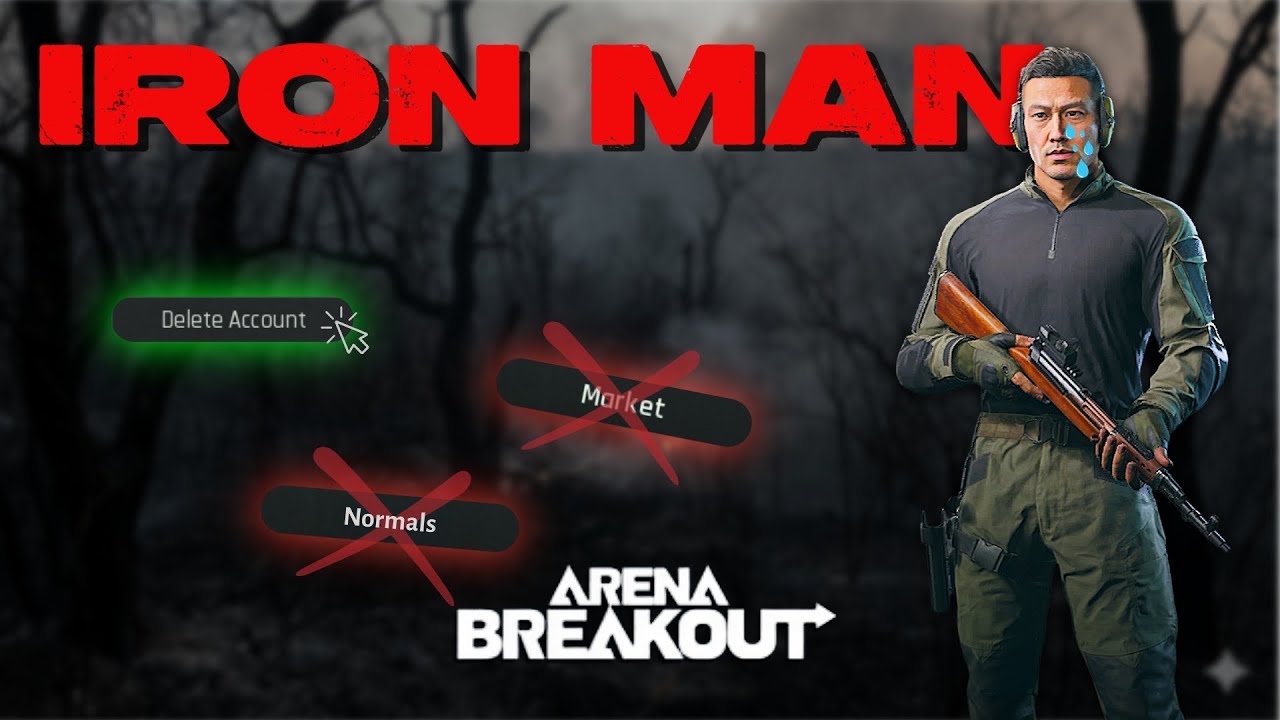 I Deleted My Account!! - Iron Man Pt 1 - Arena Breakout: Infinite - YouTube