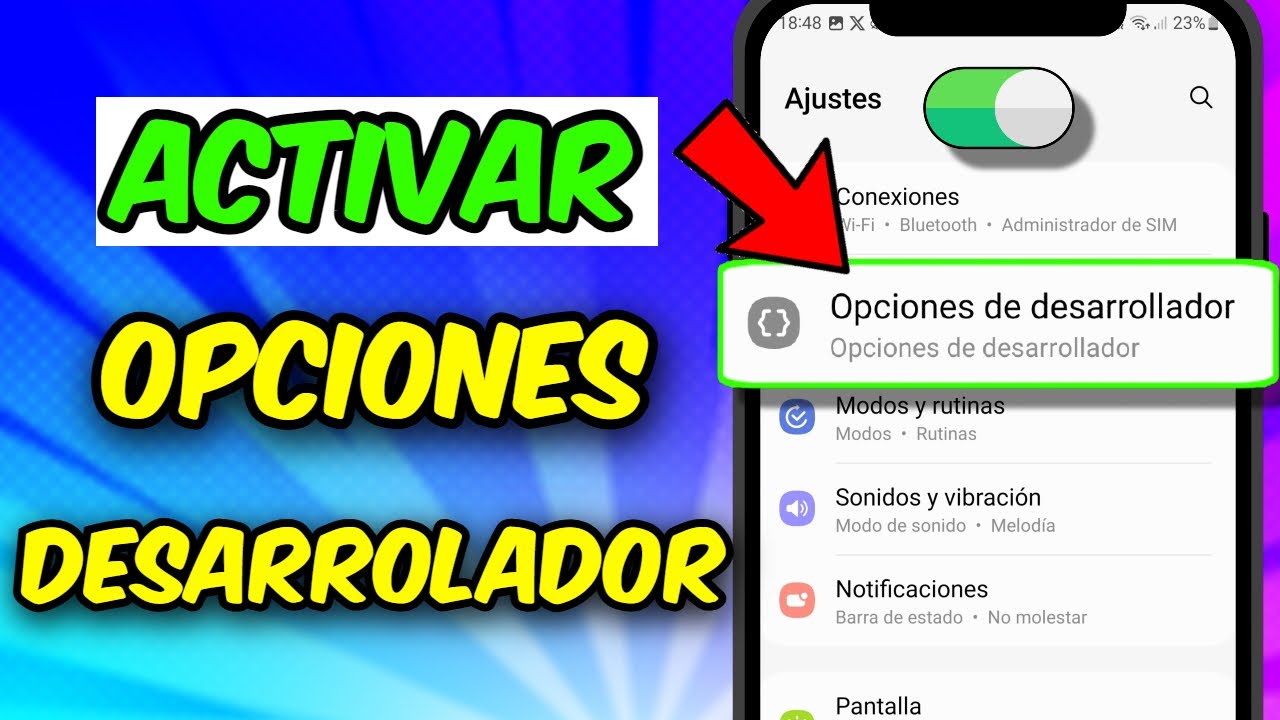 Cómo Activar Opciones de Desarrollador en Android 2024 - YouTube