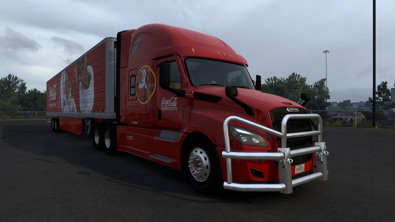 ATS driving for coca cola from Provo Utah to rock springs Wyoming - YouTube