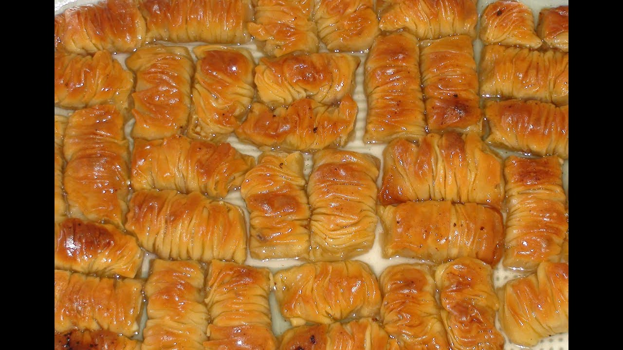 Burma paxlava Türk mətbəxi - YouTube