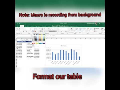 Excel Tips & Tricks || Macro || Manual task automation || Record Macro ...