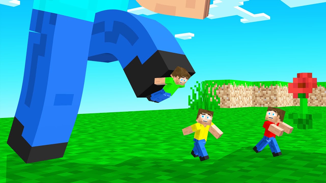 HIDE and SEEK As TINY PLAYERS In Minecraft! - YouTube