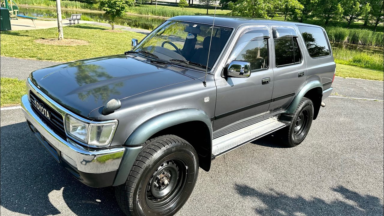 1994 Toyota Hilux Surf SSR-X KZN130 - TURBO DIESEL- 4X4 - JDM - Driving Video - YouTube