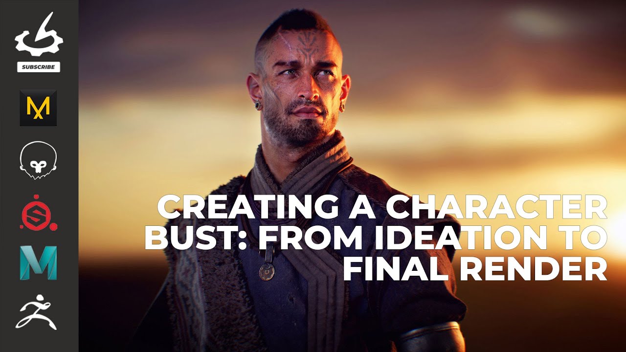 Creating a Character Bust: From Ideation to Final Render with Colleen ...