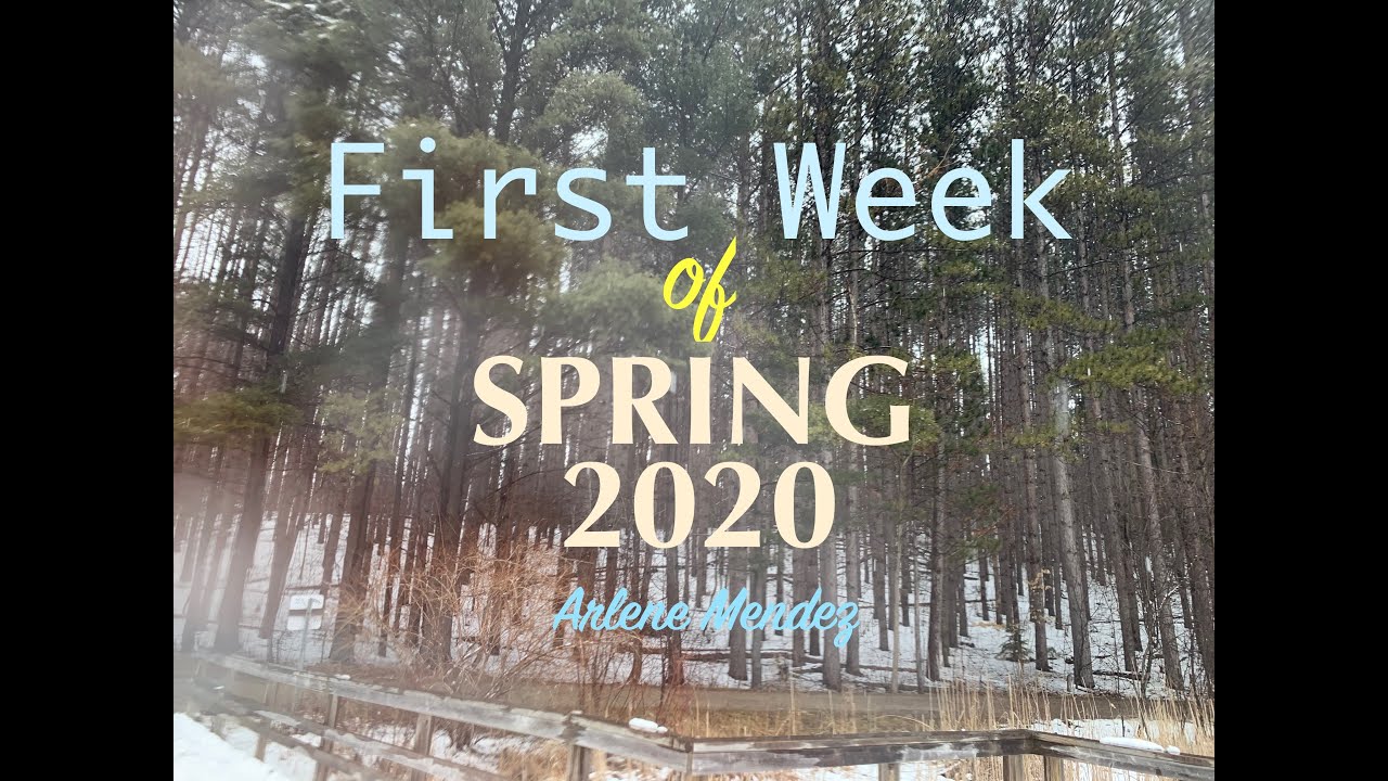 First Week of Spring 2020 - YouTube