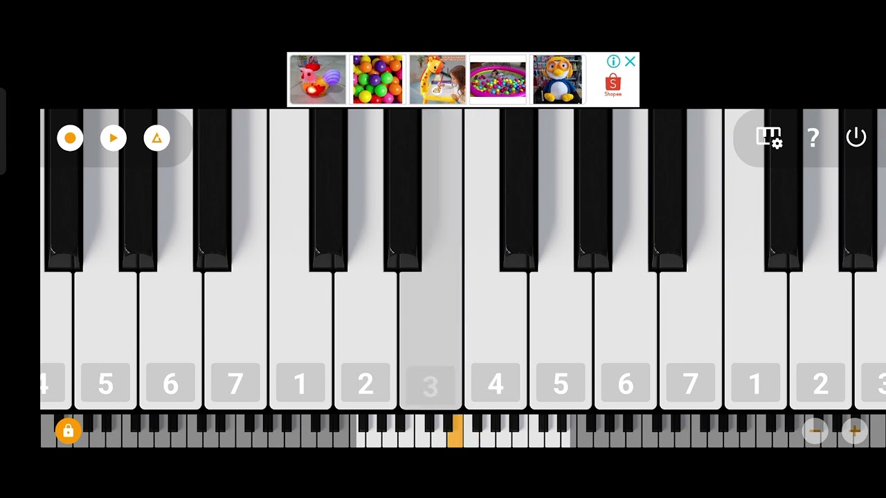 basuri v3 remix di piano nama game mini piano lite - YouTube
