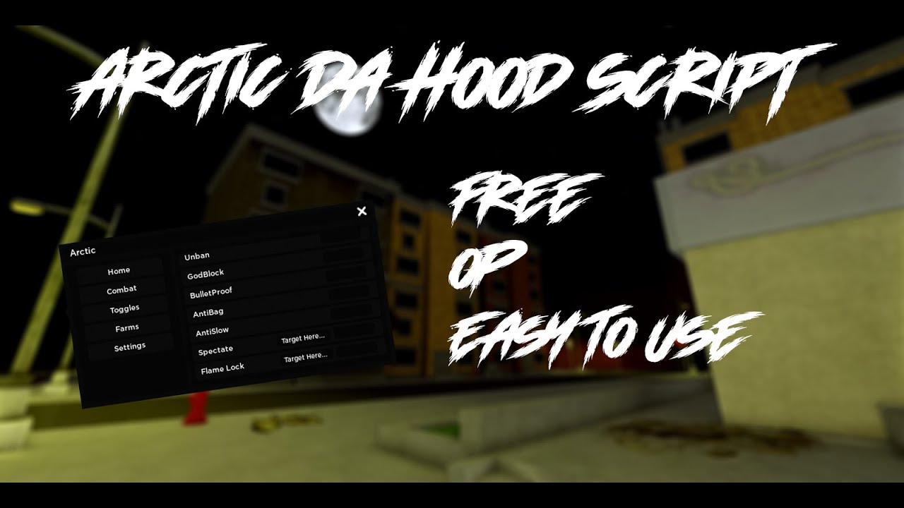 Arctic | OP Da Hood Script [ FREE ] Godblock, BulletProof [ UNPATCHED ...