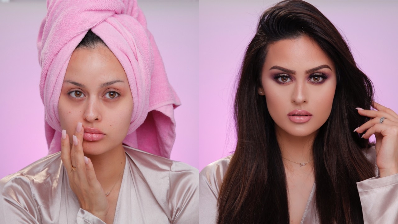 GIRLS NIGHT OUT GLITTER GLAM MAKEUP TUTORIAL - YouTube