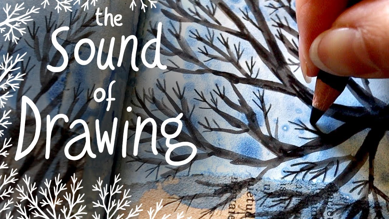 Creating music while illustrating - YouTube