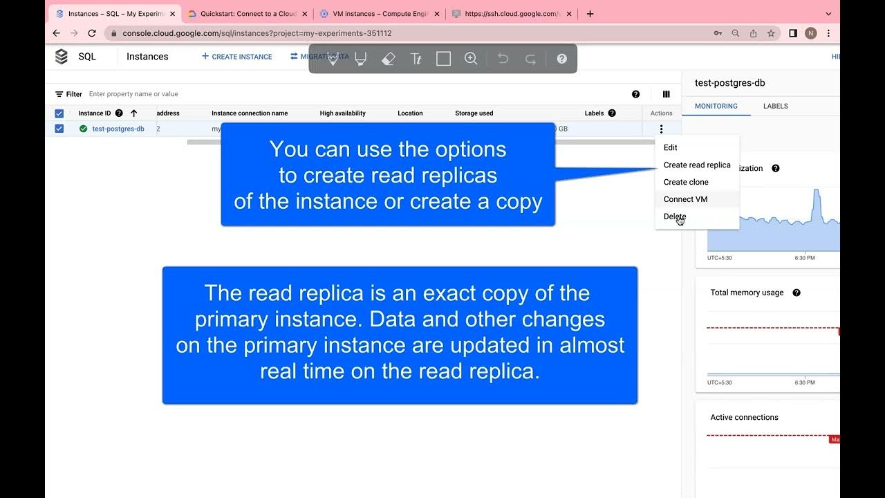 Google Cloud : Lab 12 - Delete Cloud SQL Instance - YouTube