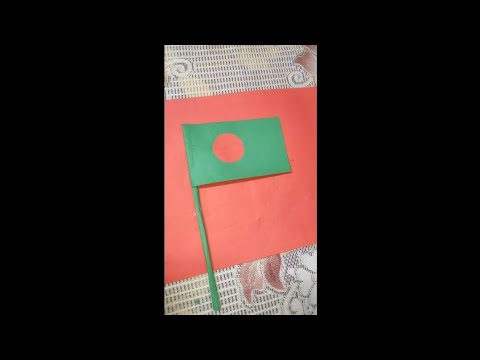 National flag making tutorial for victory day .......🇧🇩🇧🇩🇧🇩🫰🫰#craft # ...