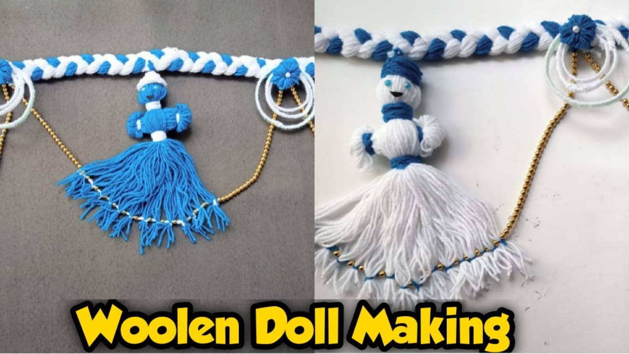 Beautiful woolen doll craft | How to making doll with woolen | Oon ki ...