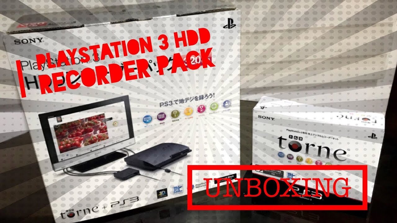 UNBOXING PLAYSTATION 3 HDD RECORDER PACK - YouTube