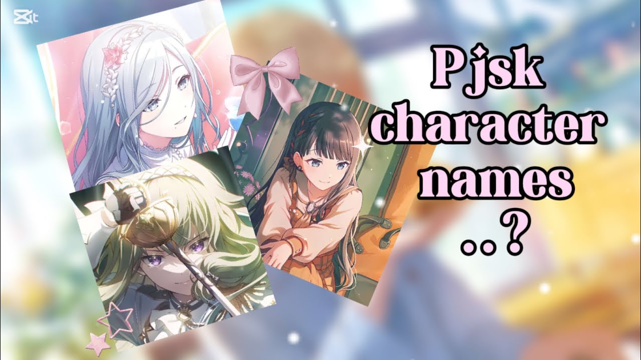 My 6yo sister guesses pjsk characters names..? - YouTube